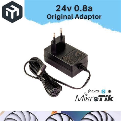 Mikrotik Adapter 24v 0 8a Shopee Malaysia