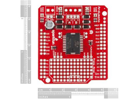 sparkfun ardumoto motor driver shield robot gear australia