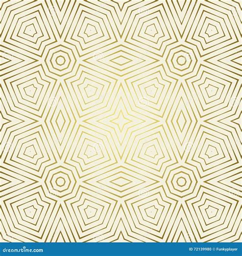 Seamless Pattern With Symmetric Geometric Ornament Abstract Ornaments