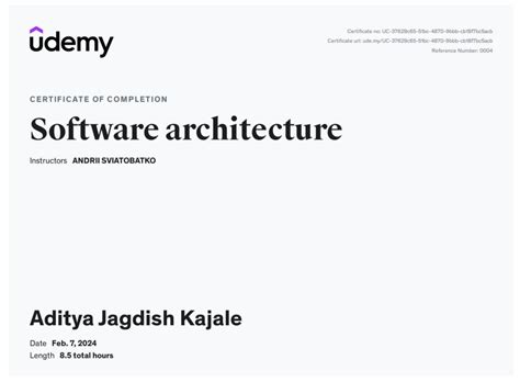 Aditya Jagdish Kajale On Linkedin Udemy Udemycourse Udemycertificate