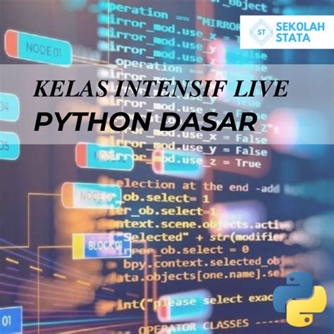 Kelas Python Dasar Sekolah Statistics Data And Technical Analytics