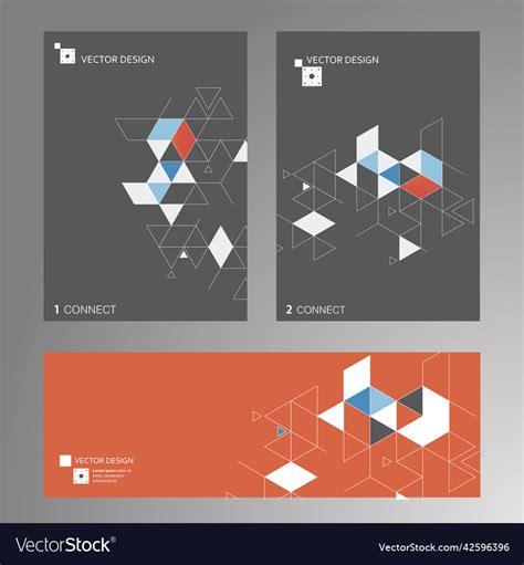 Abstract Geometric Composition With Decorative Vector Image