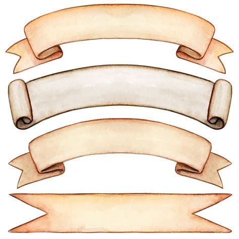 Vintage Scroll Banners Template