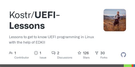 github kostr uefi lessons lessons to get to know uefi programming in