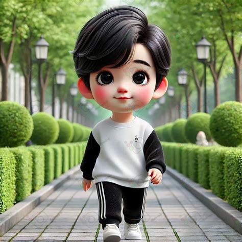 بک گراند کودکانه پسر کوچولوی با مزه در حال راه رفتن کد 43336ویژه عکس