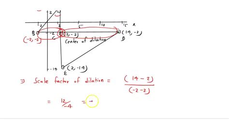 solved the smaller triangle is a pre image of the bigger triangle the
