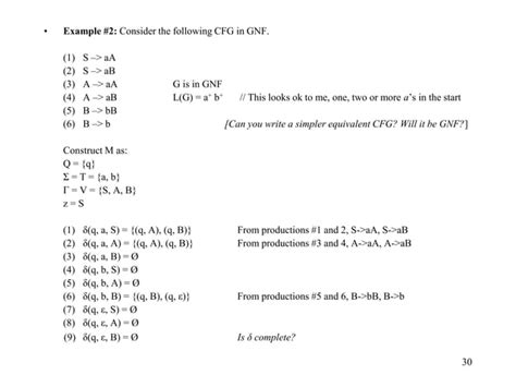 pushdown automata ppt