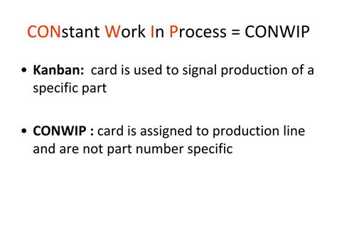 Ppt Conwip A Pull Alternative To Kanban Principle Powerpoint Presentation Id6264267 Ppt Conwip A Pull Alternative To Kanban Principle Powerpoint Presentation Id6264267
