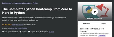 The Best Python Courses