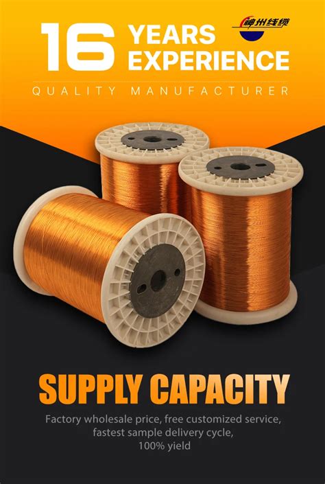 Electric Motor Winding Class B F H Triple Insulated Coil Winding Machine Wire Enameled Wire