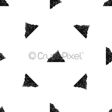 Iceberg Pattern Seamless Black Stock Vector 4744002 Crushpixel