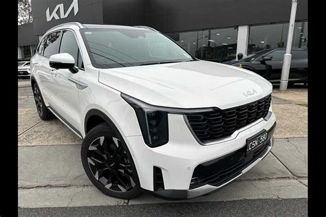 Sold 2024 Kia Sorento Gt Line In White Demo Suv Stock 259991 Cheltenham Vic Booran Motors