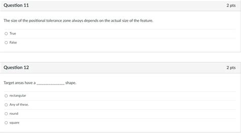 Solved Question 16 2 Pts A Perpendicularity Tolerance Must