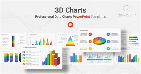 3d charts powerpoint template designs slidegrand