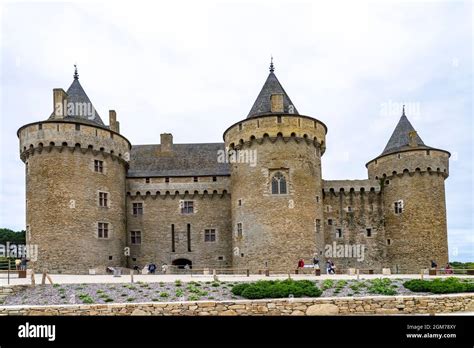 Die Burg Château De Suscinio Bei Sarzeau Bretagne Frankreich