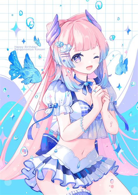 Sangonomiya Kokomi Genshin Impact Image By Yutuki Zerochan Anime Image Board