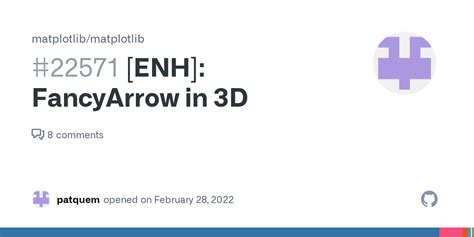 ENH FancyArrow In D Issue Matplotlib Matplotlib GitHub