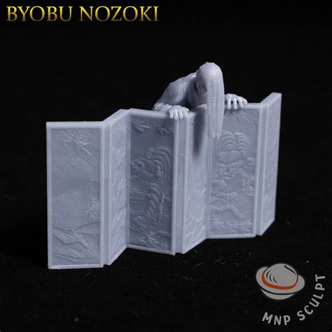 3d Printable Byobu Nozoki By Mnp Sculpt