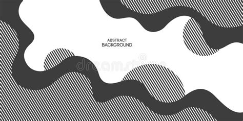Abstract Background Poster Banner Composition Of Amorphous Forms Liquid Shapes Stock Vector