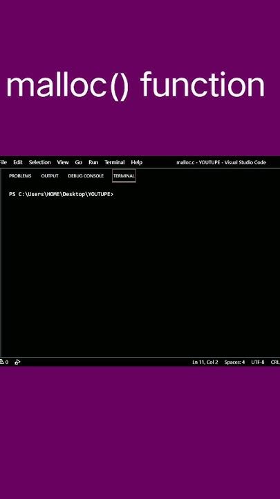 Malloc Function In C Programmingrs Edumedia Support Subscribe Folks Youtube