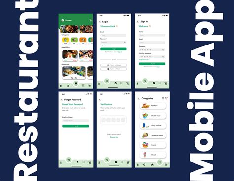 Restaurant Mobile App Uiux Design By Hiba Naji On Dribbble