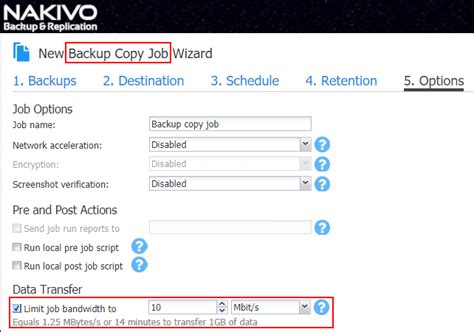Throttle Network Backup Traffic With Nakivo Bandwidth Throttling