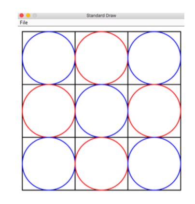 Solved Overlapping Circles On Canvas Finish The Chegg