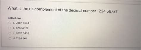 solved what would be the two s complement 4 bit binary value