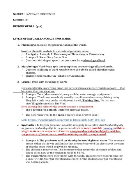 history of nlp pdf morphology linguistics ambiguity