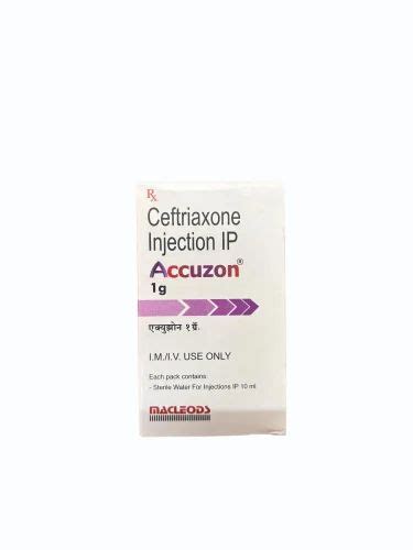 Macleods Ceftriaxone 1gm Injection At ₹ 24 Piece In Patna Id 2854527633188
