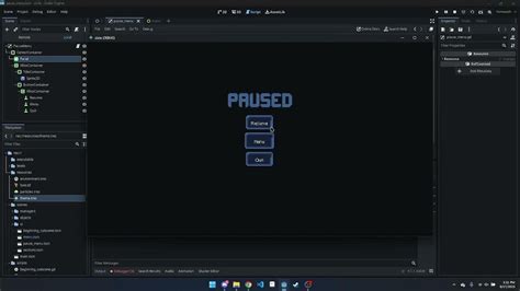 Pause Menu Does Not Work When Hidden And Unhidden Rgodot