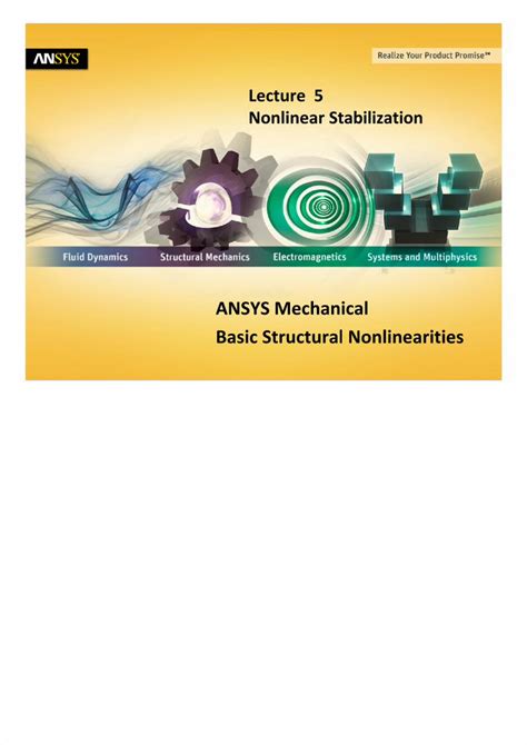 PDF Basic Structural Nonlinearities Nonlinear Stabilization DOKUMEN TIPS