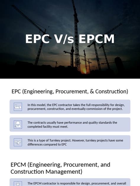 Epc Vs Epcm Pdf Construction Management Procurement