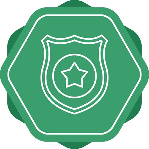 Police Shield Vector Icon 15640616 Vector Art At Vecteezy