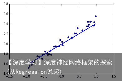 深度学习深度神经网络框架的探索 从Regression说起 云恒制造
