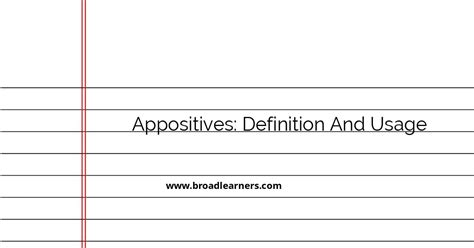 Understanding Appositives Definition And Usage With Examples Grammar