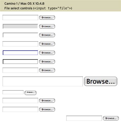 Styling File Select Controls With Css 456 Berea Street
