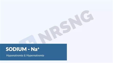 Sodium Hypo And Hypenatremia Fluid And Electrolytes Pdf Brain And Nervous System Disorders