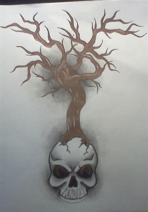 Scary Tree Drawing At GetDrawings Free Download