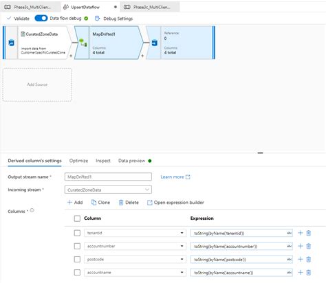 Dynamic Schemas Mapping To Postgressql Sink In Adf Dataflow Microsoft Qanda