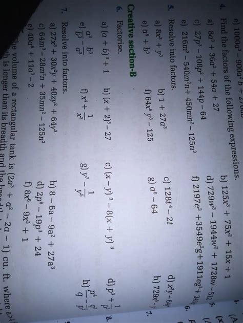 5 Resolve Into Factors Filo