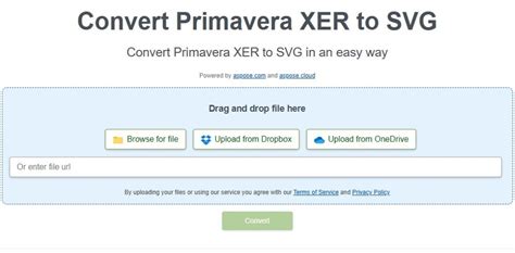 Перетворення Xer на Svg у C Primavera Xer у Svg у C