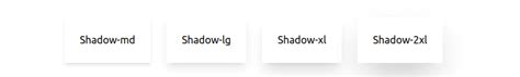 Tailwind CSS Box Shadow Example
