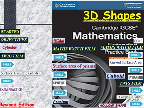 Comprehensive Revision Gcse On Mensuration Teaching Resources