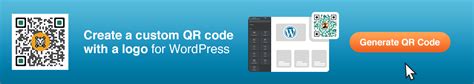 WordPress QR code: Put QR codes to your site - Free Custom QR Code Maker and Creator with logo