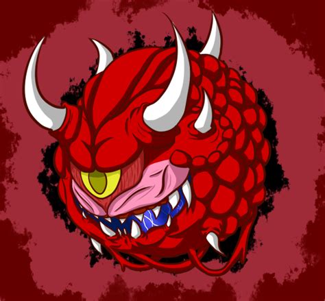 Cacodemon Fanart By 915retsamdrows Cacodemon Know Your Meme