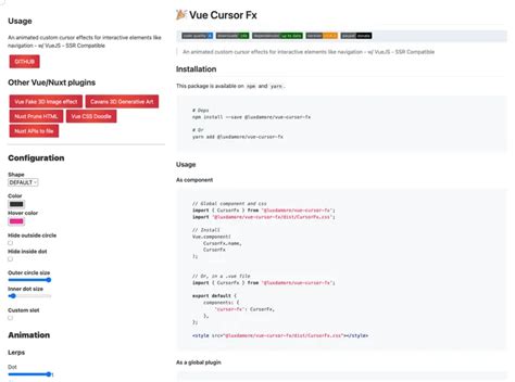 Vue Cursor Fx By Luxdamore A Nuxt Template Built At Lightspeed