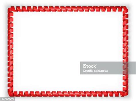 프레임과 중국 국기와 리본 테두리 3 차원 일러스트 레이 션 공란에 대한 스톡 사진 및 기타 이미지 공란 교육 디자인 Istock