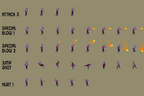 Free Pixel Graffiti Artist Sprite By Free Game Assets Gui Sprite