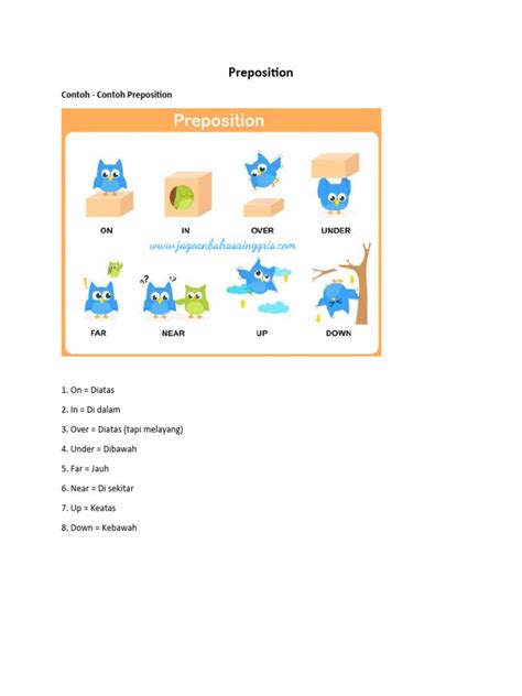 Kelas 7 Preposition Pdf